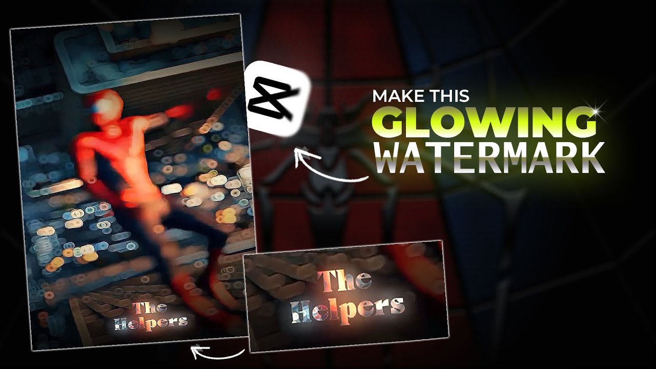 GLOWING Watermark CAPCUT Tutorial - YouTube