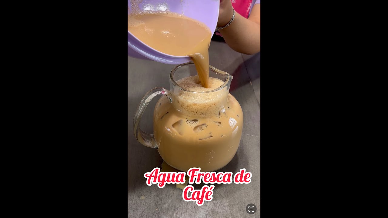 Agua Fresca de café | Ice Coffee - YouTube