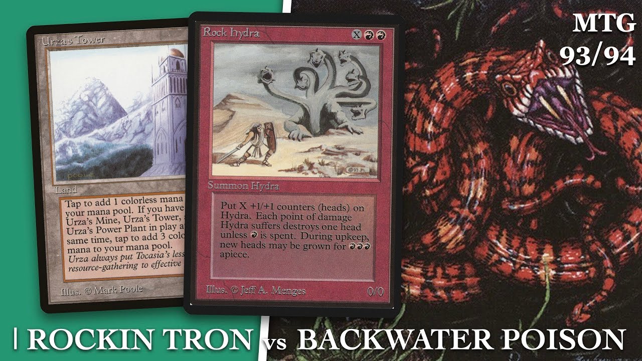 Red Tron vs Black/Green Poison | Old School Magic the Gathering, MTG 93 ...