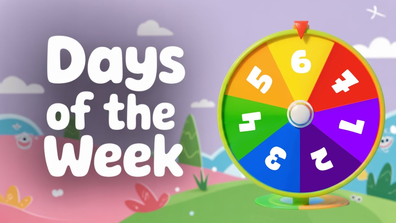 Days of the Week for Kids with Fun Animation | 7 Days of Week - YouTube