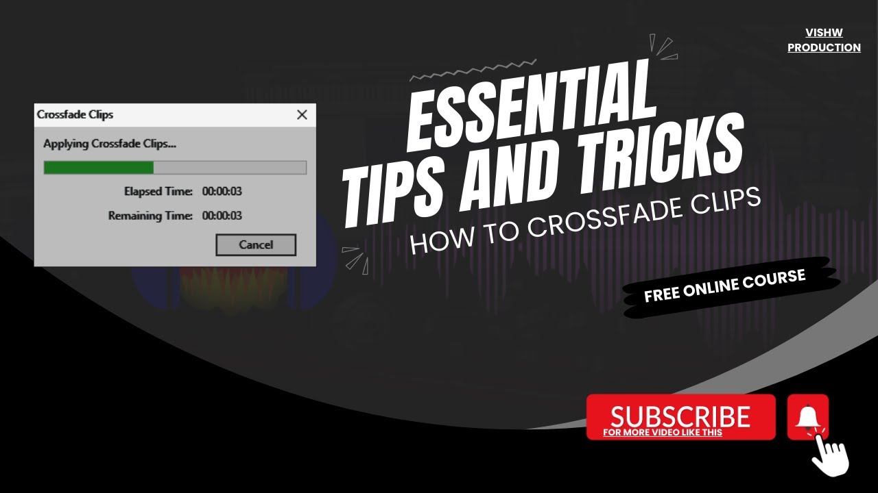 how to crossfade clips - YouTube