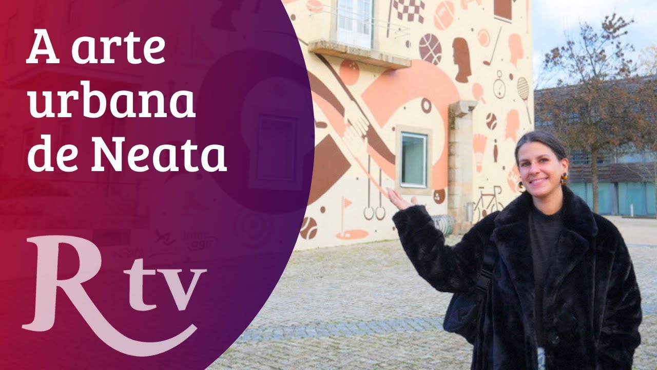 A arte de Neata mostra-se em novo mural em Castelo Branco - YouTube
