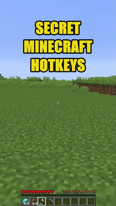 Minecraft Secret Hotkeys You Didn't Know Existed! (1.16.5) #Shorts ...