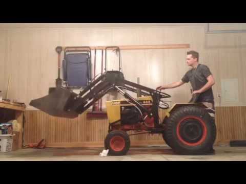 CASE 444 With Homemade Loader - YouTube
