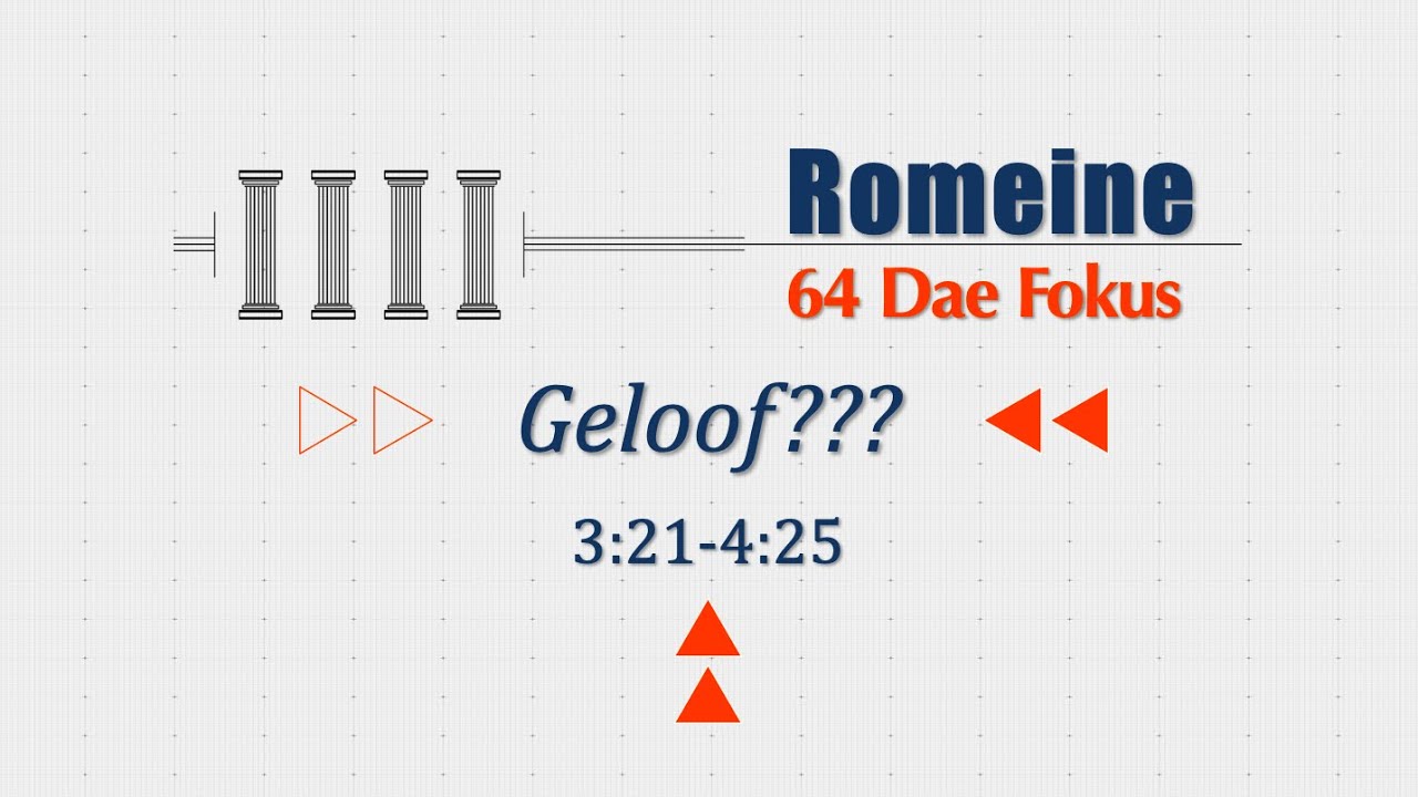 Romeine 3:21-26 - 64DaeFokus 2020 Week 3 - YouTube
