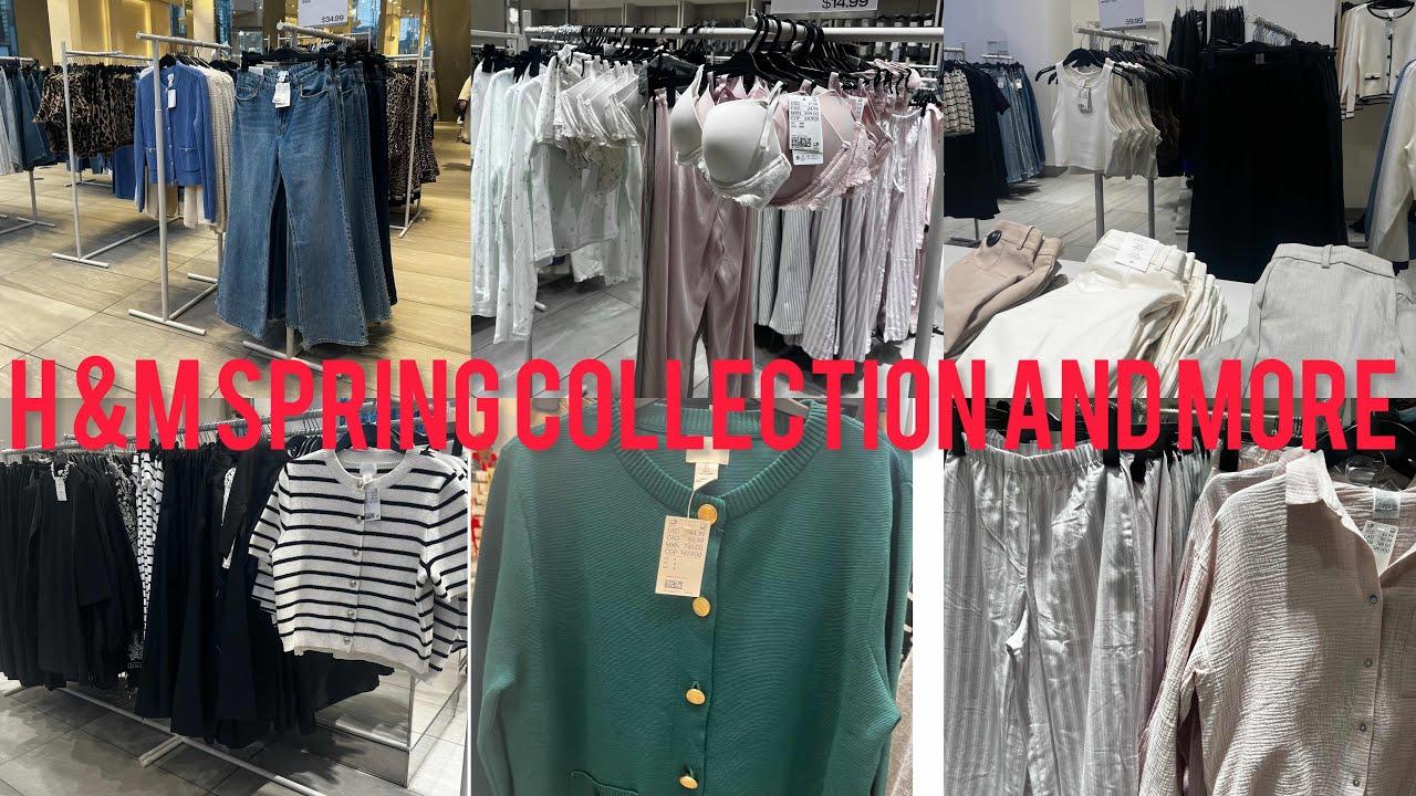 H &M SPRING COLLECTION AND MORE!! - YouTube