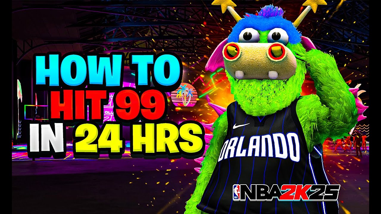 HOW TO HIT 99 OVERALL IN 24 HOURS ON NBA 2K25!! EASY AND FAST 99 ...