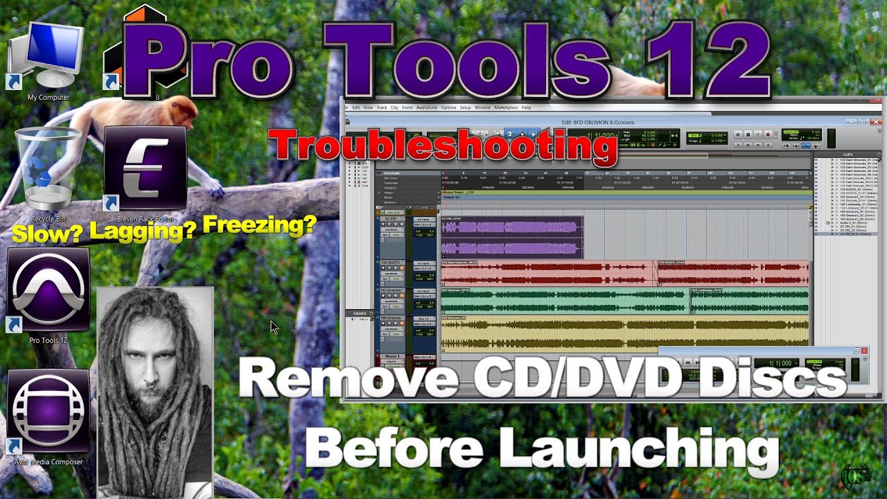 Pro Tools 12 - Remove CD/DVD Discs Before Launching (Troubleshooting ...