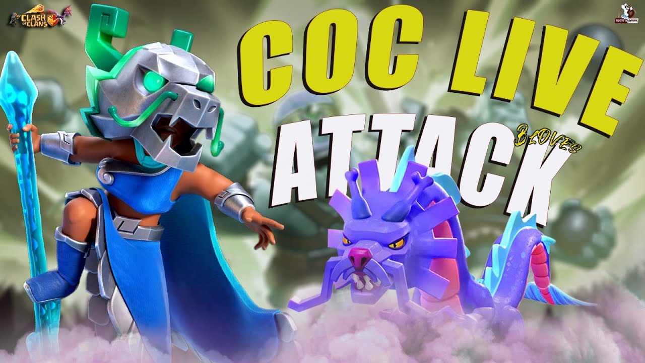 COC LIVE Base visiting & Tips / Th16 Azure Dragon Attacks / clash of ...