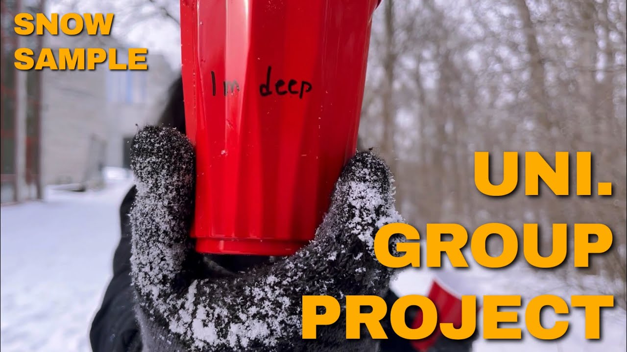 We Collected Snow Samples for University - YouTube