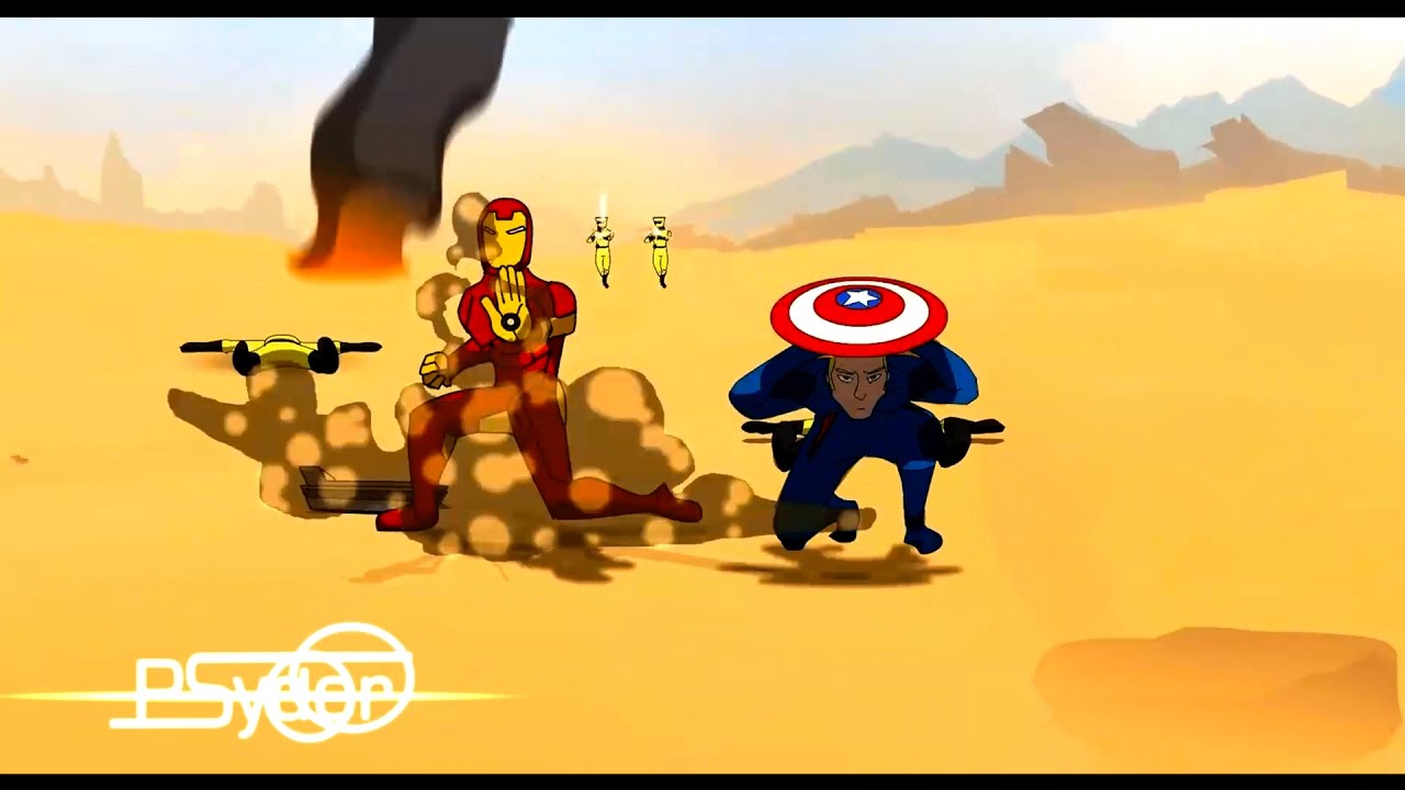 Avengers vs AIM (Marvel Superheroes Animation) - YouTube