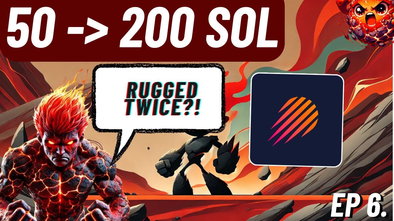 50 SOL to 200 SOL using Meteora DLMM (2 Hard rugs w/ recovery) - YouTube
