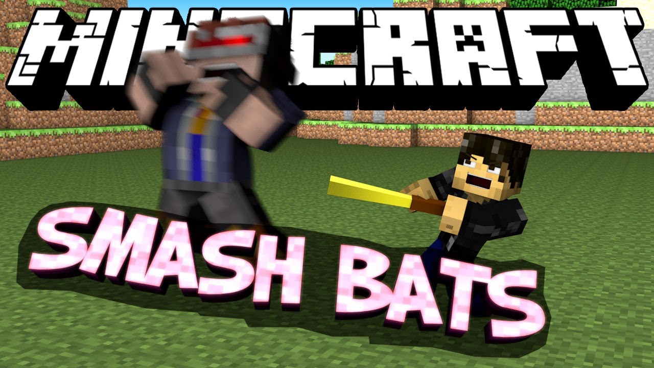 Minecraft Mod Showcase : Smash Bats Mod (Justin Bieber Gets Hit) - YouTube
