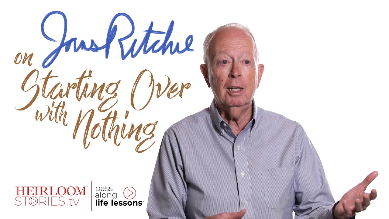 Jim Ritchie - On Starting Over With Nothing - YouTube