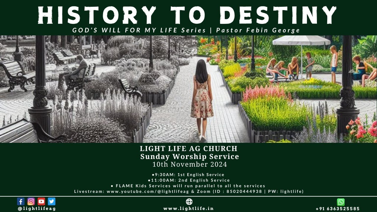 History To Destiny | Pastor Febin George | God's Will For My Life ...