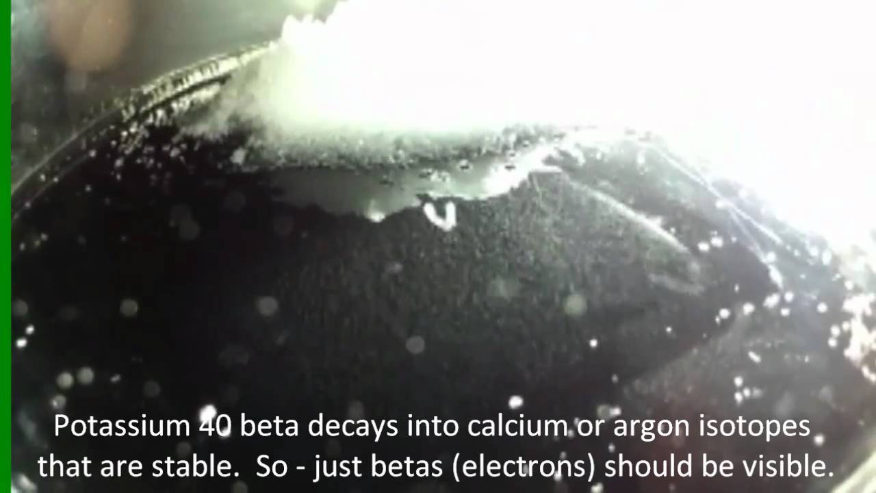 Salt Substitute is Radioactive! (Cloud Chamber) - YouTube