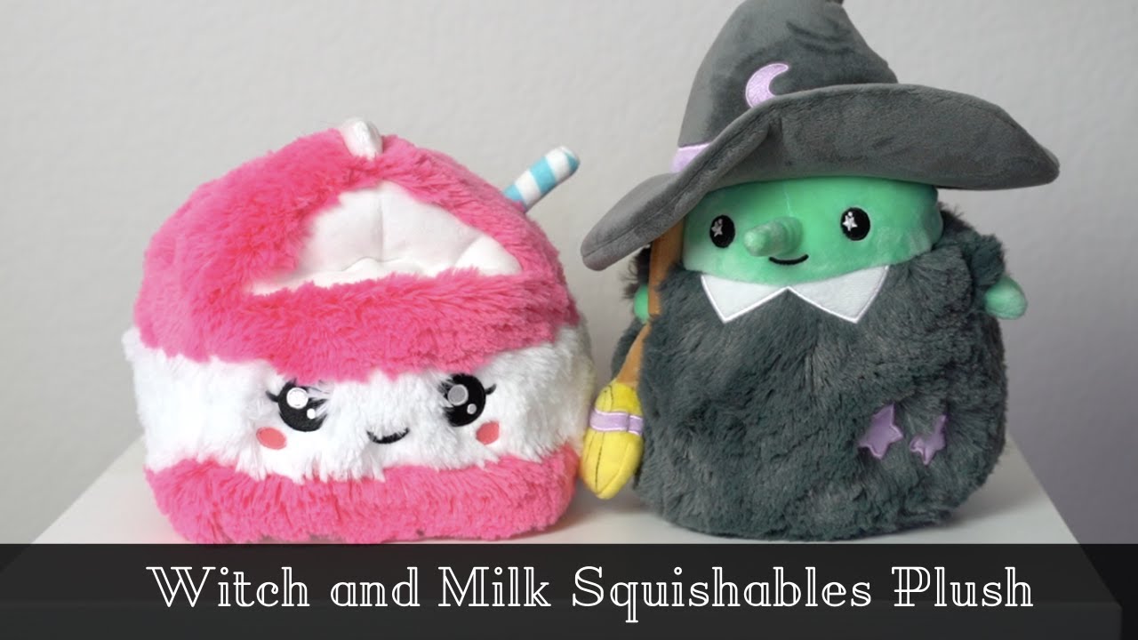 Witch and Strawberry Milk Squishable Plush Review - YouTube