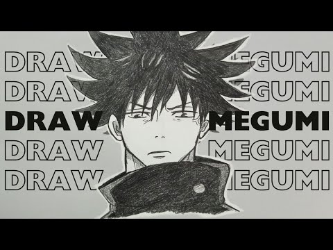 How to draw Megumi Fushiguro - Jujutsu Kaisen - YouTube