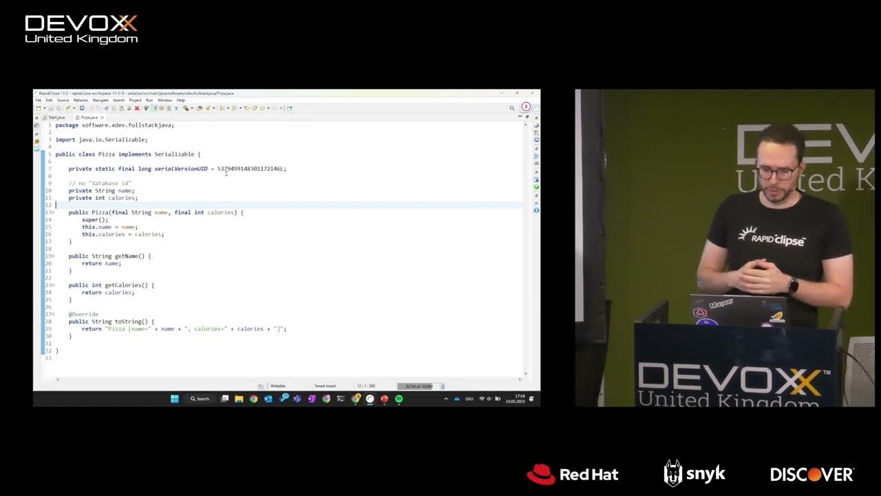 Full Stack Java - building a web app incl. persistence with plain Java by Richard Fichtner - YouTube