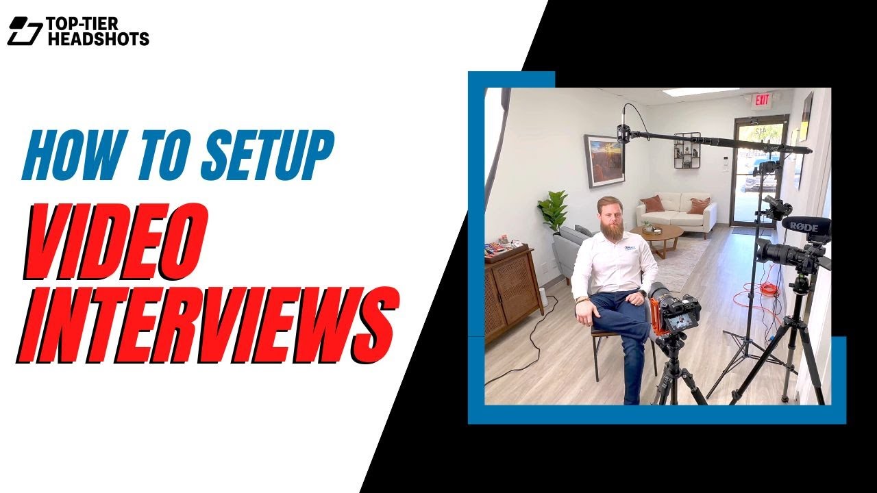 How to Setup for VIDEO INTERVIEWS! - YouTube