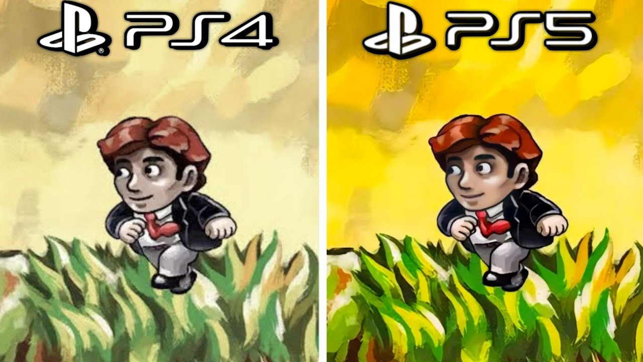 Braid Anniversary Edition PS4 vs PS5 Graphics Comparison - YouTube