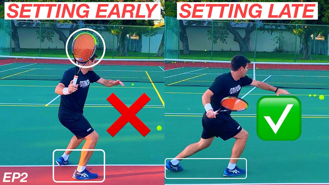 Forehand Footwork Timing | Why Setting Feet Early is a Problem | 10-Day ...