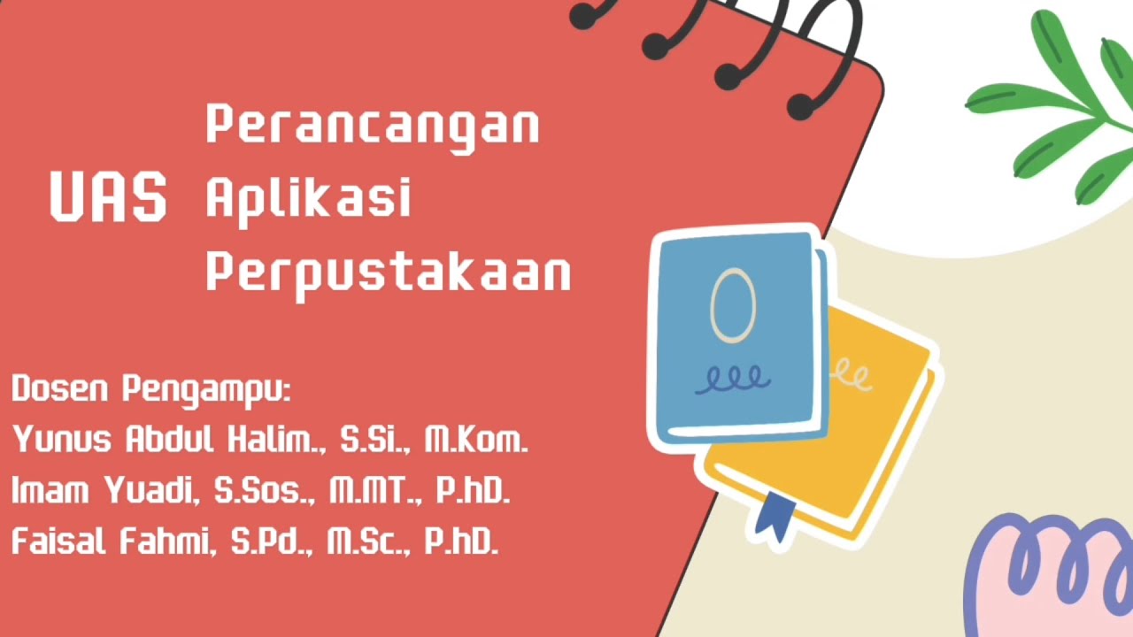 UAS Perancangan Aplikasi Perpustakaan - Project Perpustakaan Sekolah (dengan subtitle) - YouTube