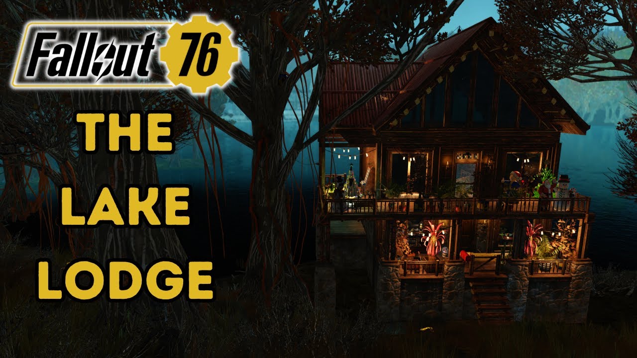 FALLOUT 76 | THE LAKE LODGE | MIRE | CAMP BUILD - YouTube