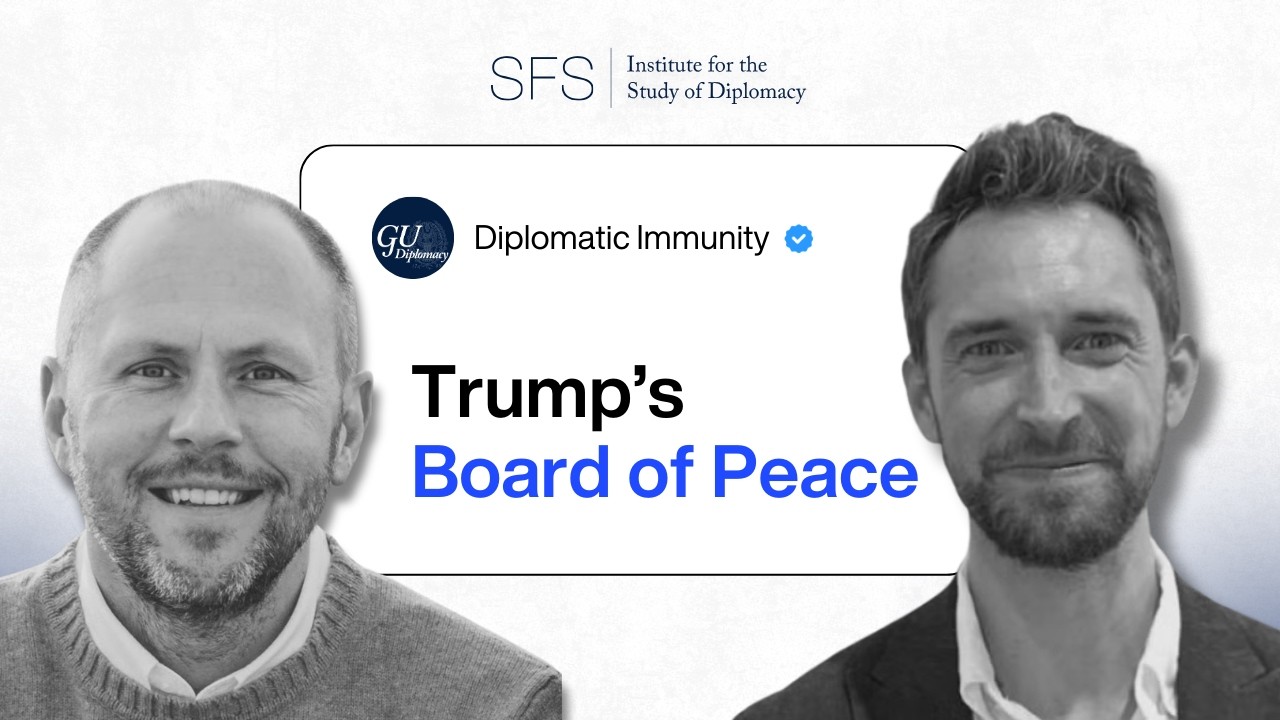Trump's "Board of Peace" - A New World Order? | Diplomatic Immunity ...