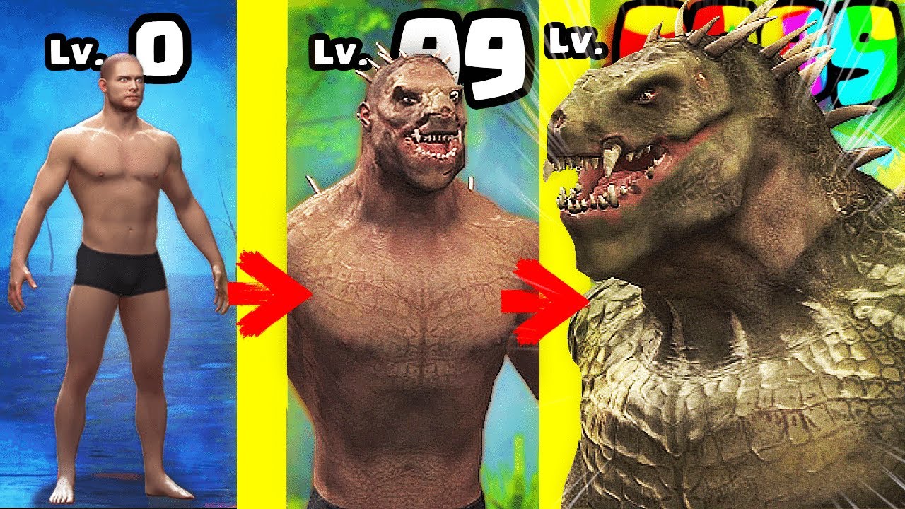 I evolved in MAX LEVEL LIZARD in Idle Transformation - YouTube