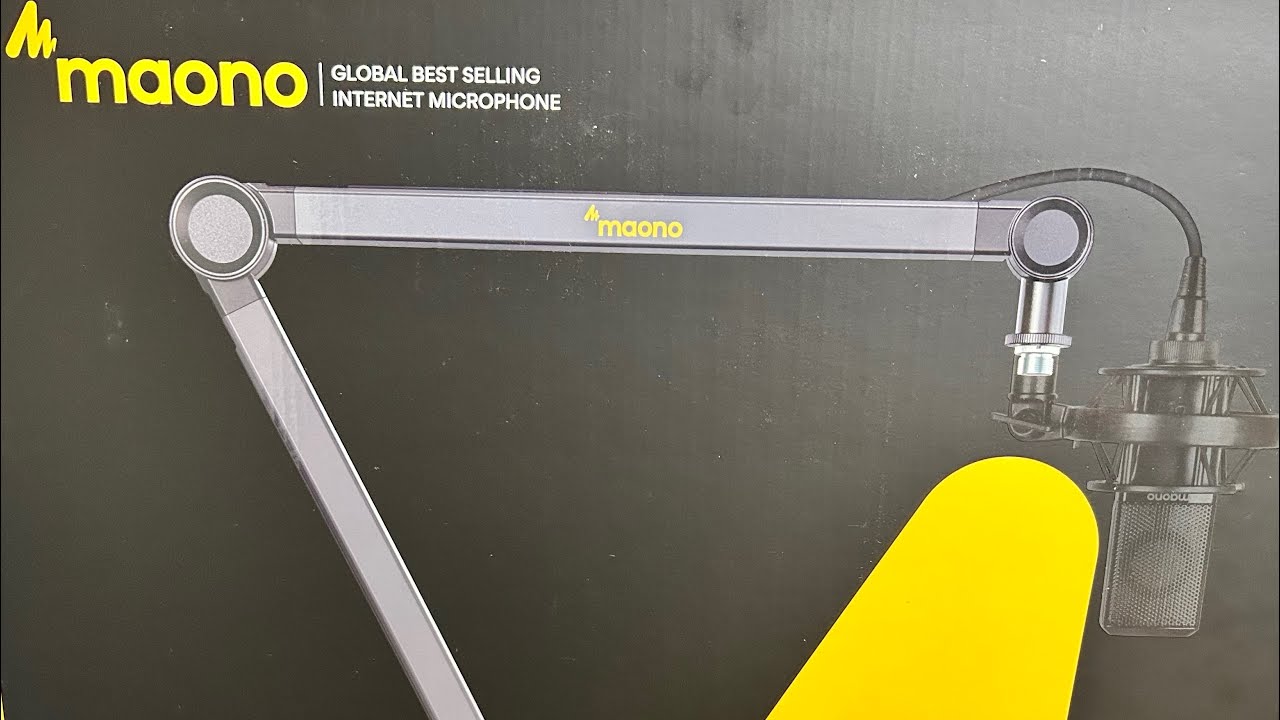 MAONO Microphone Boom Arm BA91 - YouTube