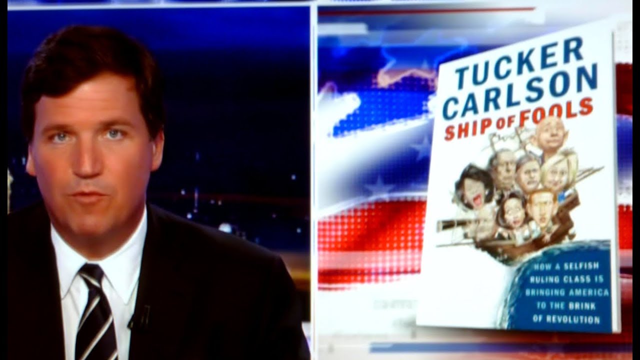 New Tucker Carlson Book Has Some Real Gems... - YouTube