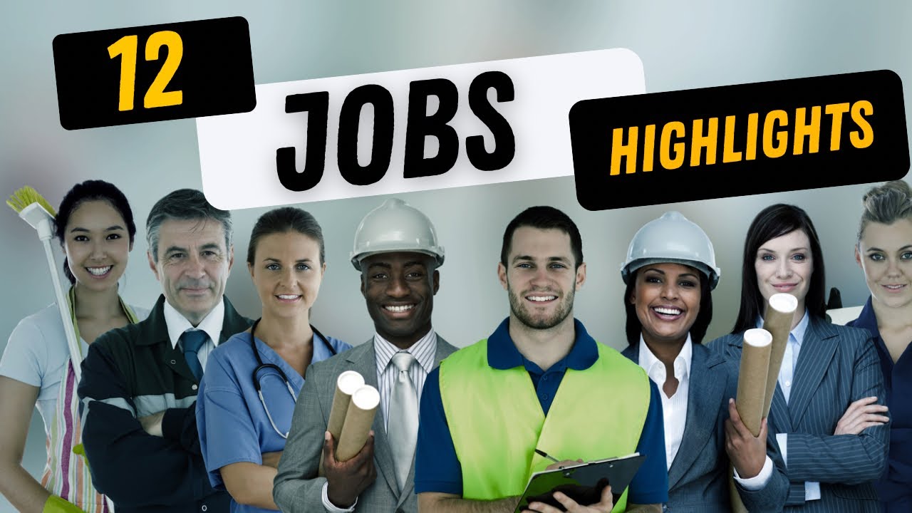 Career Carousel: 12 Jobs Vocabulary in English. - YouTube