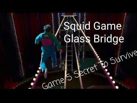Squid Game | Game 5 | Crossing the Glass Bridge | #squidgame a Secret ...