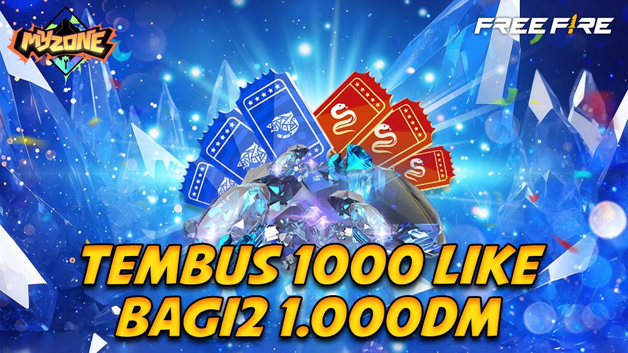 Tembus 1000 LIKE, gass CRan total 500DM ∣ OPEN TC ∣ OPEN VIP - YouTube