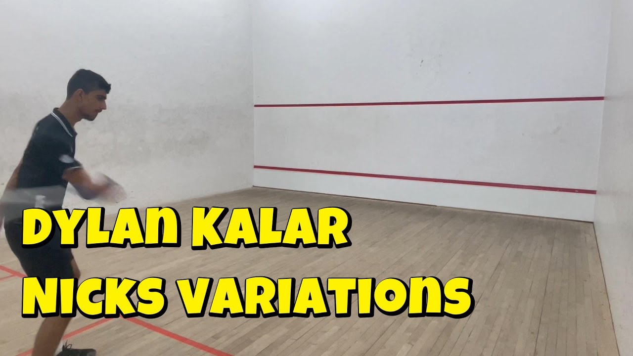 Dylan Kalar and some Squash Nicks with this solo practice - YouTube