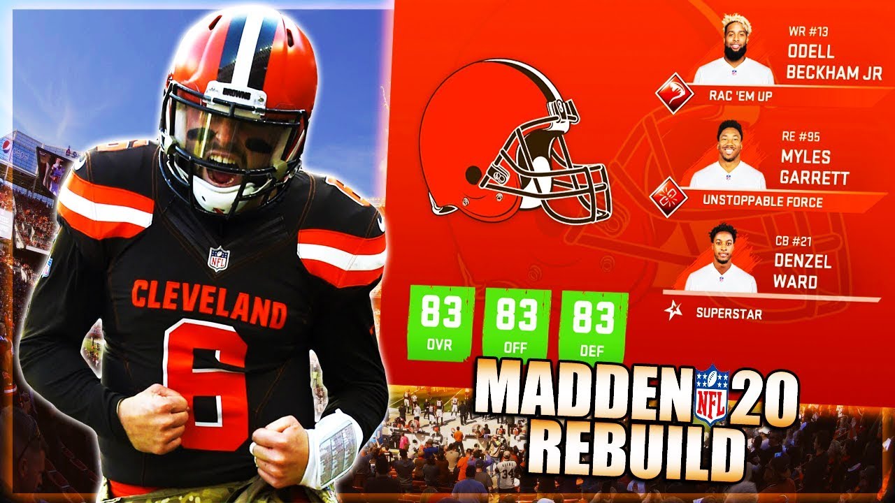 Madden 20 Cleveland Browns Realistic Rebuild | Chubb Is A SIM GOD ...