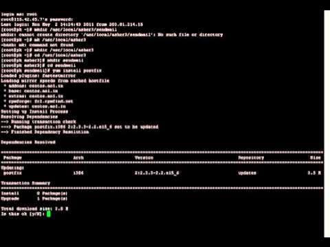 How to Install and configure Sendmail in linux - YouTube