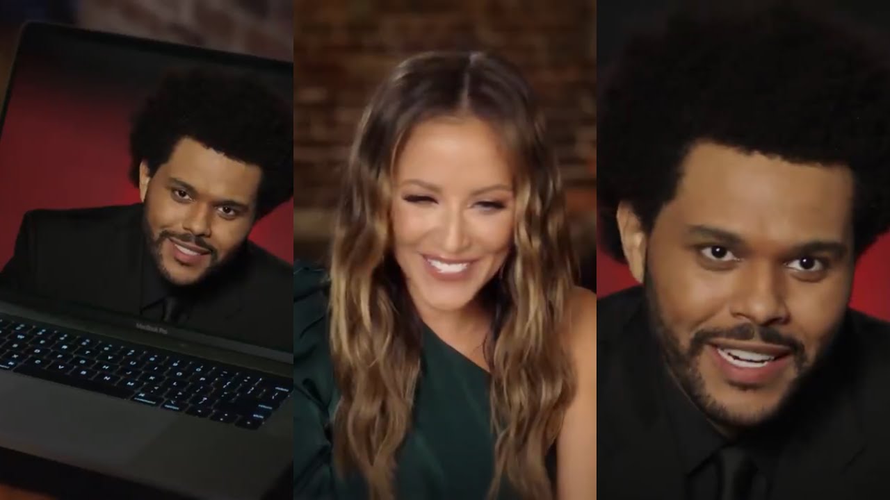 The Weeknd NFL Interview With Kay Adams - YouTube