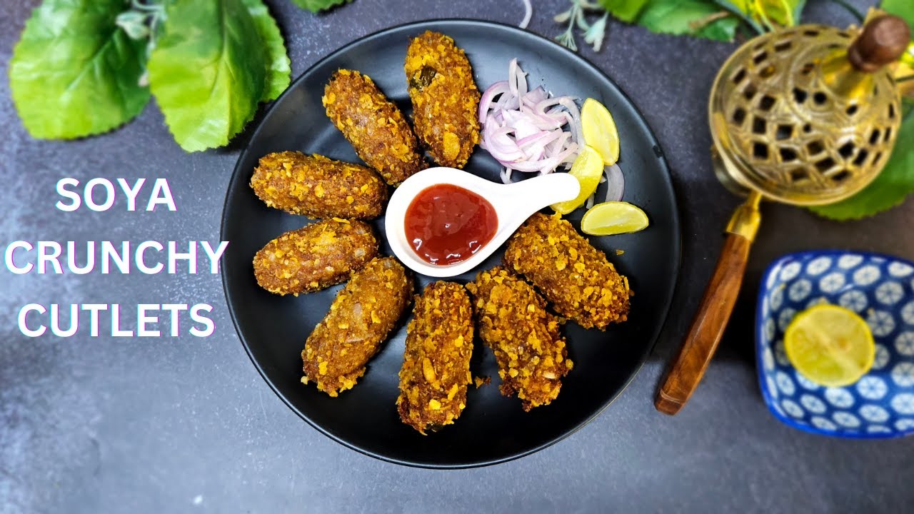SOYA CRUNCHY CUTLETS | EASY TO MAKE | VEG RECIPE - YouTube