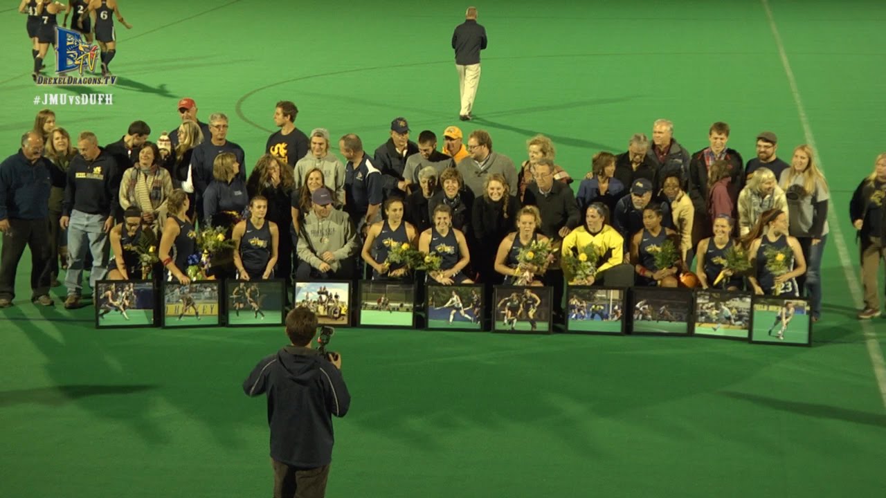 DragonsTV Highlights - Field Hockey - JMU vs. DUFH (Senior Day) - YouTube