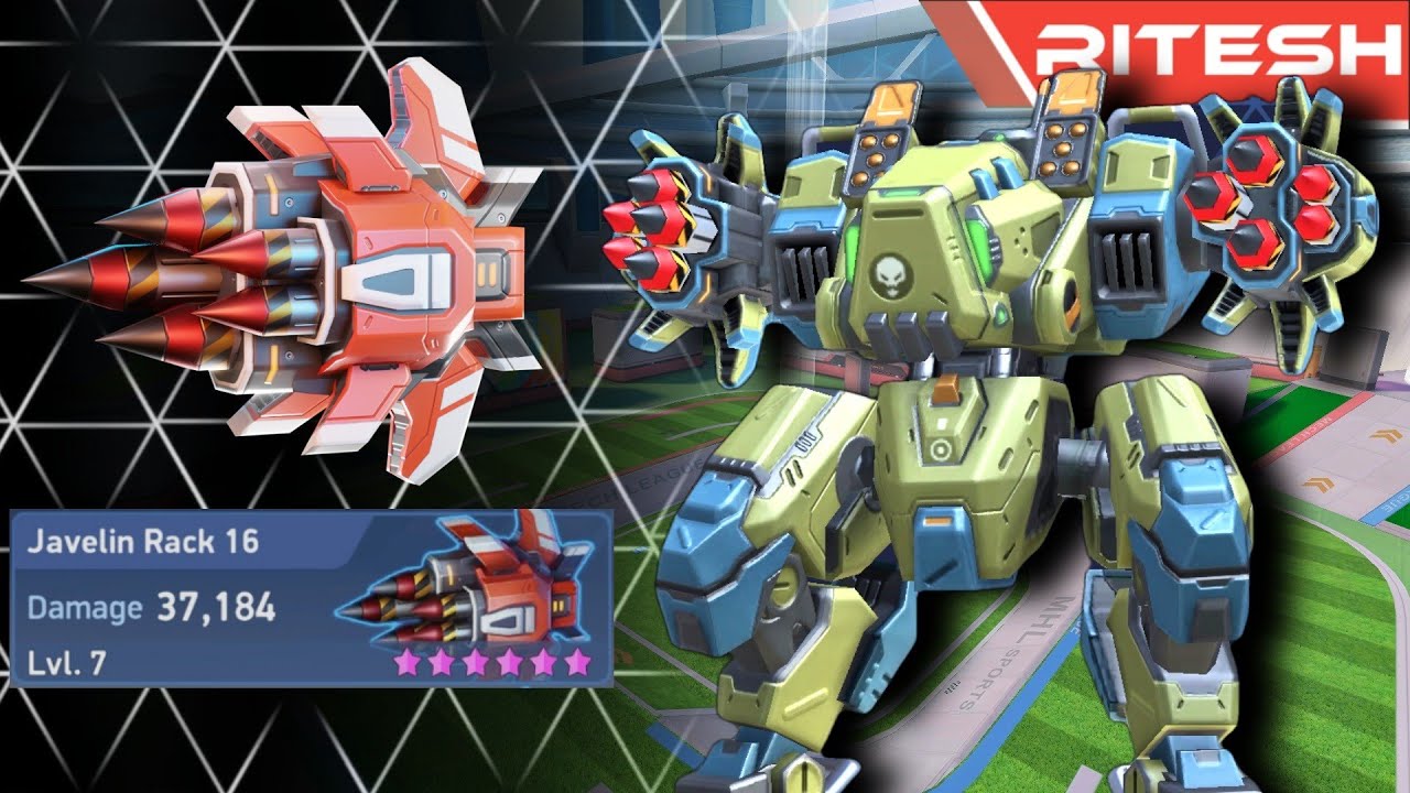 Gatecrasher With Javelin Rack 16 | Mech Arena - YouTube