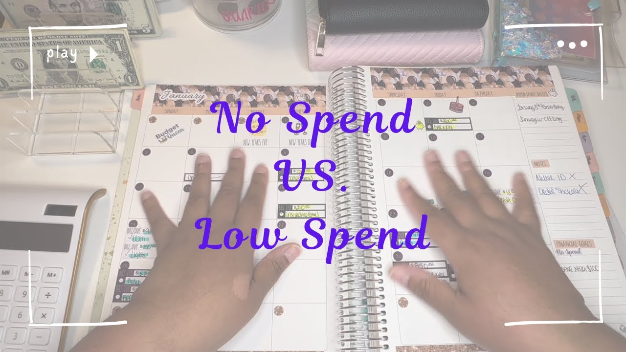 No Spend v Low Spend|2025 Low Buy Year|Spending With Intention on a ...