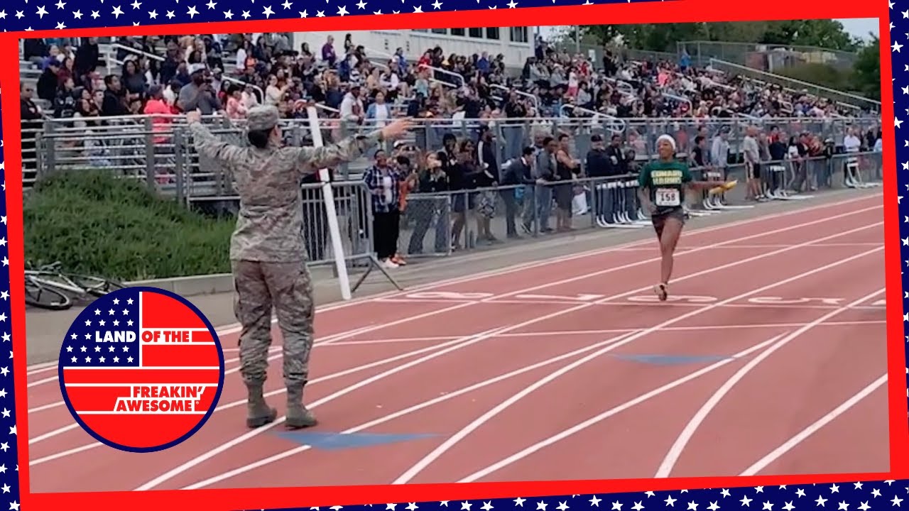 Military Mom Surprises Daughter By Appearing At Finish Line Of Relay ...