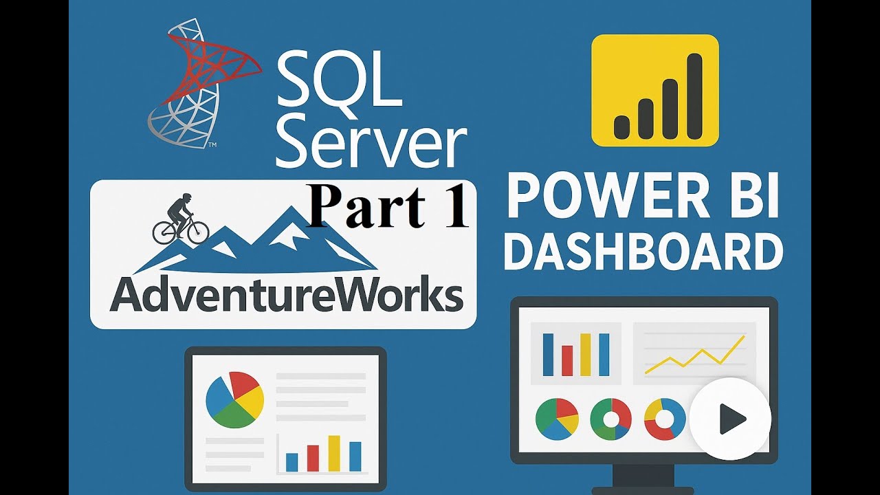 (1) Power BI SQL Server Dashboard Adventure Works Database Part 1 (Data ...