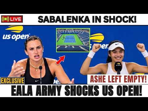 SABALENKA GOES OFF!  US OPEN FANS VANISH After Alex Eala’s EXIT — VIP BOXES SUDDENLY EMPTY!