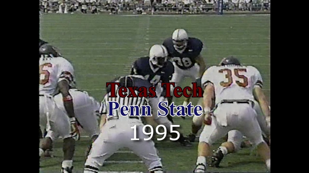 Penn State vs Texas Tech 1995 GAME STORY - YouTube