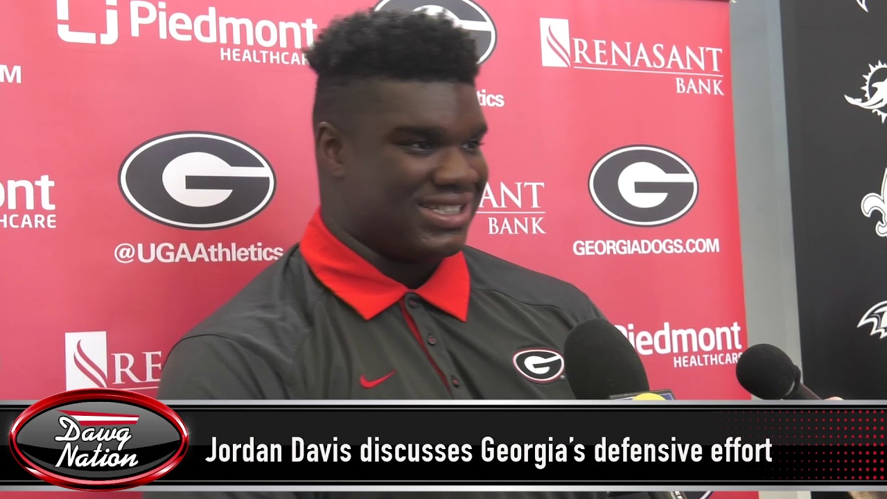 Georgia DL Jordan Davis comments on Georgia's HAVOC rate after ...