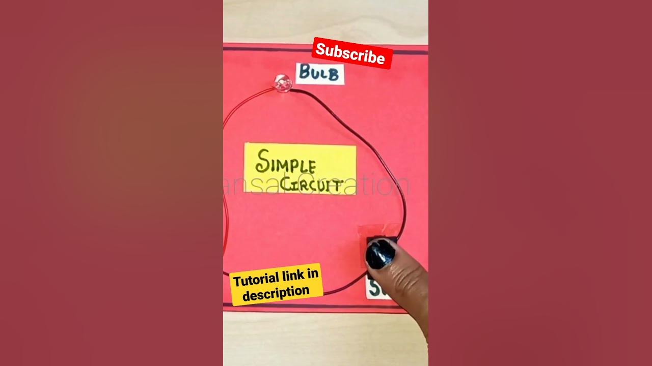 Shorts Simple Circuithow To Make Circuitsimplecircuit Youtubeshorts Schoolproject Physics