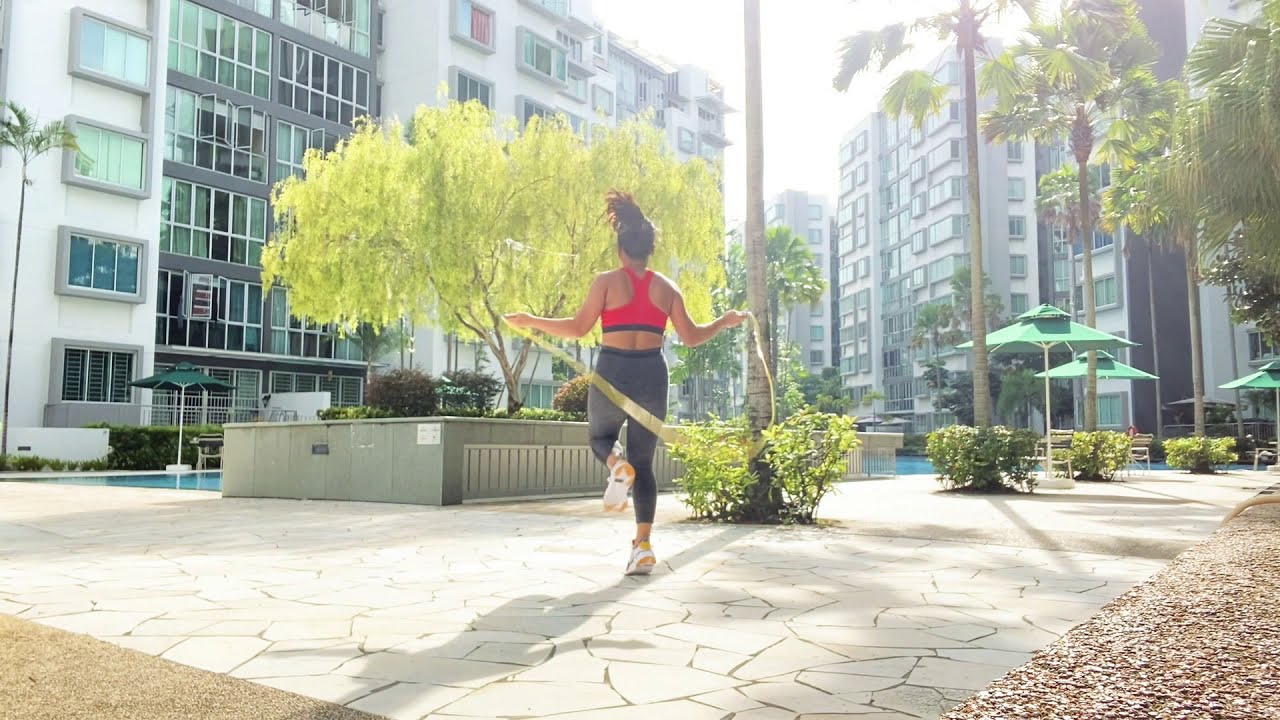 Outdoor pool sweat 💦 - YouTube